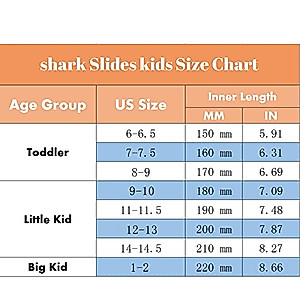 Mdnfdap Gradient Shark Slides for kids 2023 Summer Slippers Sandals Anti-Slip Cloud Slippers Open Toe EVA Lightweight Sole Casual Beach Shoes -(Purple rainbow) 200