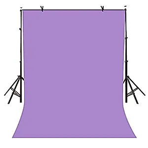 LYLYCTY 5x7ft Photography Studio Non-Woven Backdrop Light Purple Backdrop Solid Color Backdrop Simple Background LY087