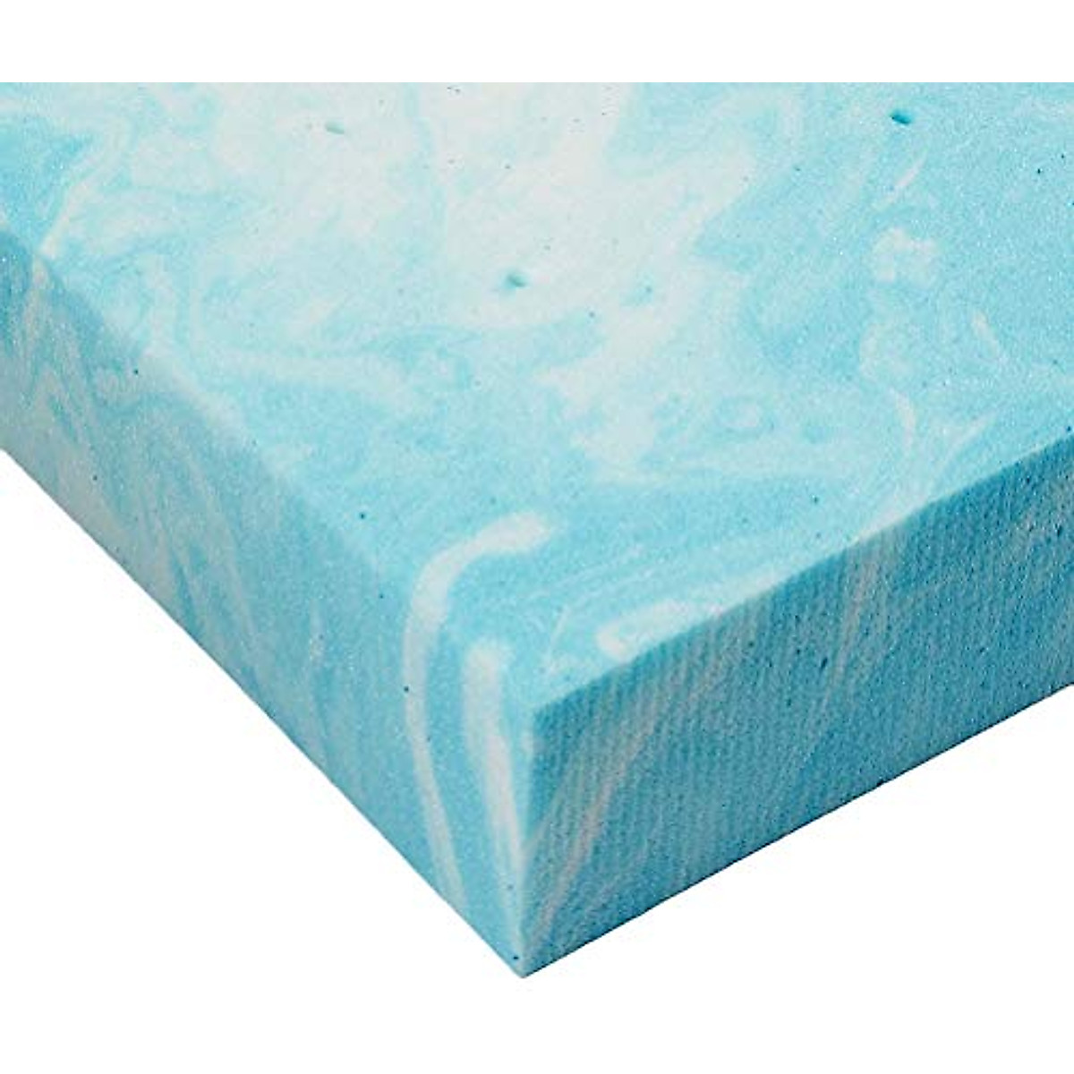 Linenspa 4 Inch Gel Swirl Memory Foam Topper - Queen