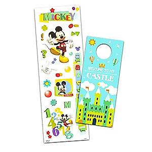 Disney Mickey Mouse Tote Bags Bundle - 2 Pack Mickey Mouse Reusable Tote Party Bags Mickey Bags for Women Kids (Mickey Tote Bag Set)