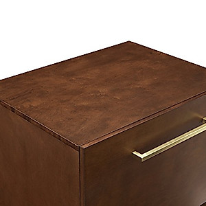 Crosley Furniture Everett Spirit Cabinet - Vintage Mahogany