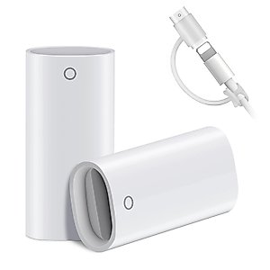 Hiicopa Charger Adapter Compatible with Apple Pencil 1st Generation, Female to Female Charging Connector for iPad Pen 1st Gen - 2 Pack