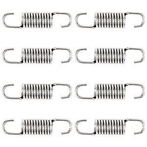 GNPADR 2-1/4inch(8Pcs) Stainless Steel Protective Coated Replacement Furniture Tension Springs for Recliner Sofa Bed [11Turn]