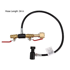 CO2 Cylinder Refill Station Filling Charging Adapter Tool Bottle CO2 Accessories for Soda Maker Home Machine(24 inch-G1/2),soda water parts
