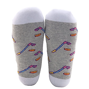 CMNIM Ice Hockey Gifts 2 Pairs Ice Hockey Socks Ice Hockey Player Gift for Ice Hockey Lovers Hockey Novelty Socks for Him Her (ice hockey sock)