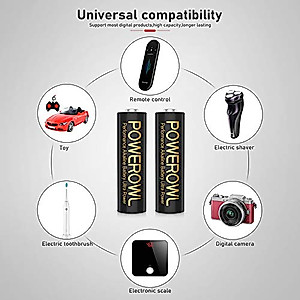 POWEROWL Alkaline AAA Batteries 24 Pack & LR44 Batteries 40 Pack