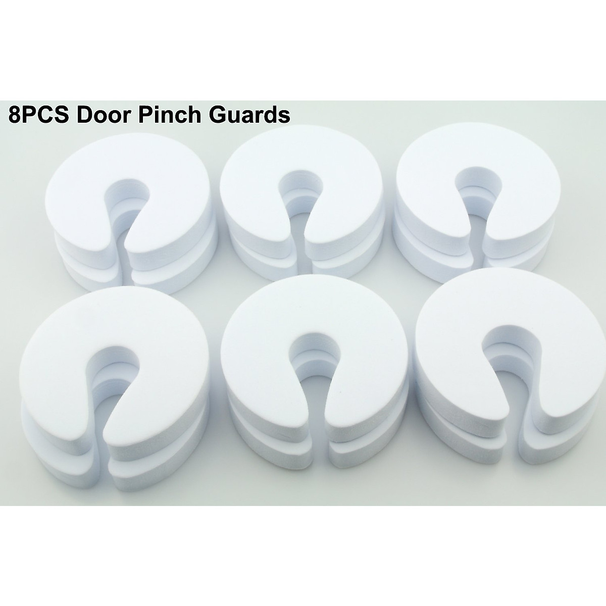 Maydahui 8 PCS Finger Pinch Guards Baby Proofing Doors Extra Soft Durable Foam Door Stopper Slamming Doors Bumper Sleek Design for Child Baby Safety Finger Protectors