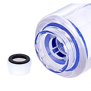 MNTT Filter Faucet Extender Sprayer Nozzle,360 Rotate Swivel Bathroom Aerator 3 Mode Purify Splashproof Sink Tap Head Water Saver(Faucet Filter)