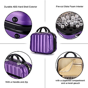 Hipiwe 132 Bottles Diamond Painting Storage Carring Case - Hardshell DIY 5D Diamond Art Craft ccessory Container Embroidery Organizer Bag for Storage Jewelry Beads Sewing Pills