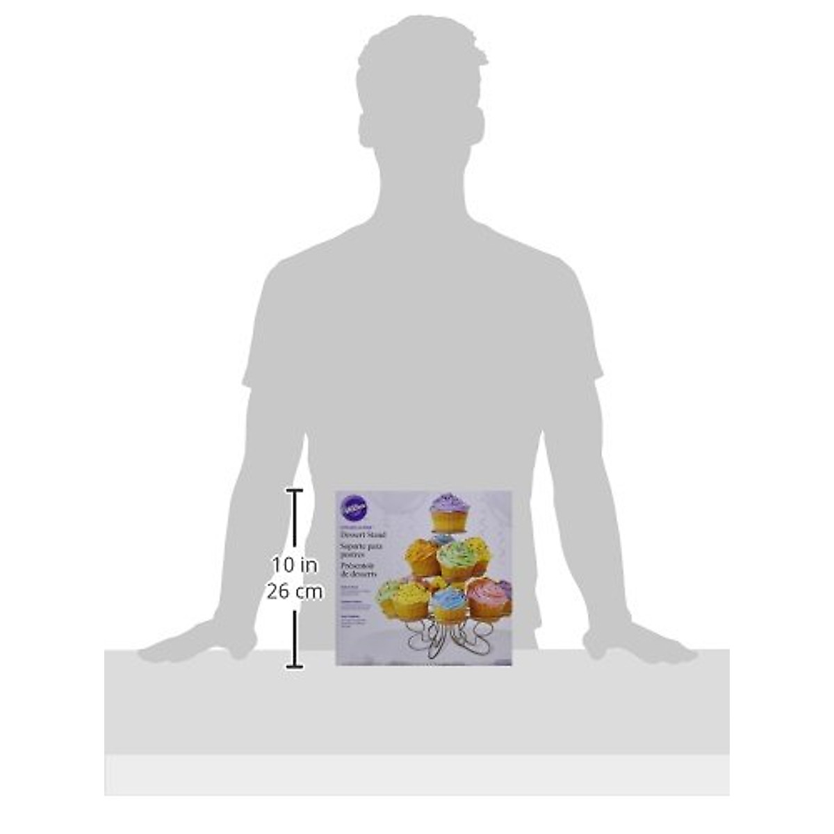Wilton Cupcakes 'N More Small Cupcake Stand - Metal Dessert Stand