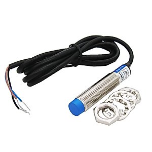 Twidec/M12 Approach Sensor Inductive Proximity Switch PNP NC DC 6-36V, 4mm Detecting Distance LJ12A3-4-Z/AY
