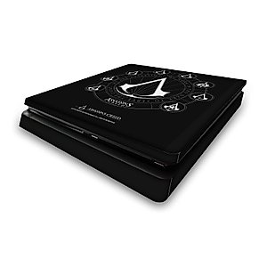 Head Case Designs Officially Licensed Assassin's Creed Crests Legacy Logo Vinyl Sticker Gaming Skin Case Cover Compatible With Sony PlayStation 4 PS4 Slim Console