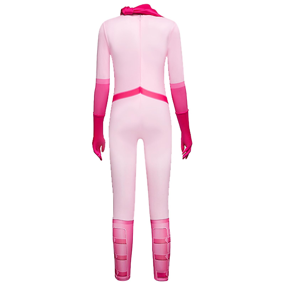 Princess Peach Costume for Girls, Super Brothers Princess Peach Cosplay Costume Jumpsuit with Accessories for Halloween (110(5-6Years))