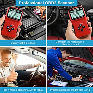 Anyongora OBD2 Scanner Diagnostic Tool - Professional Car Code Reader, Check Engine Code Reader with Real-Time Data, Freeze Frame, I/M Readiness for All OBDII Protocol Cars Since 1996 (an 309)
