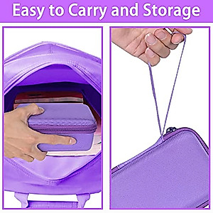 Aenllosi Kids Camera Case for Anchioo/for ESOXOFFORE Instant Print Camera Toys,Kids Selfie Digital Camera Photo Paper & Color Pen Holder (Purple,Case Only)