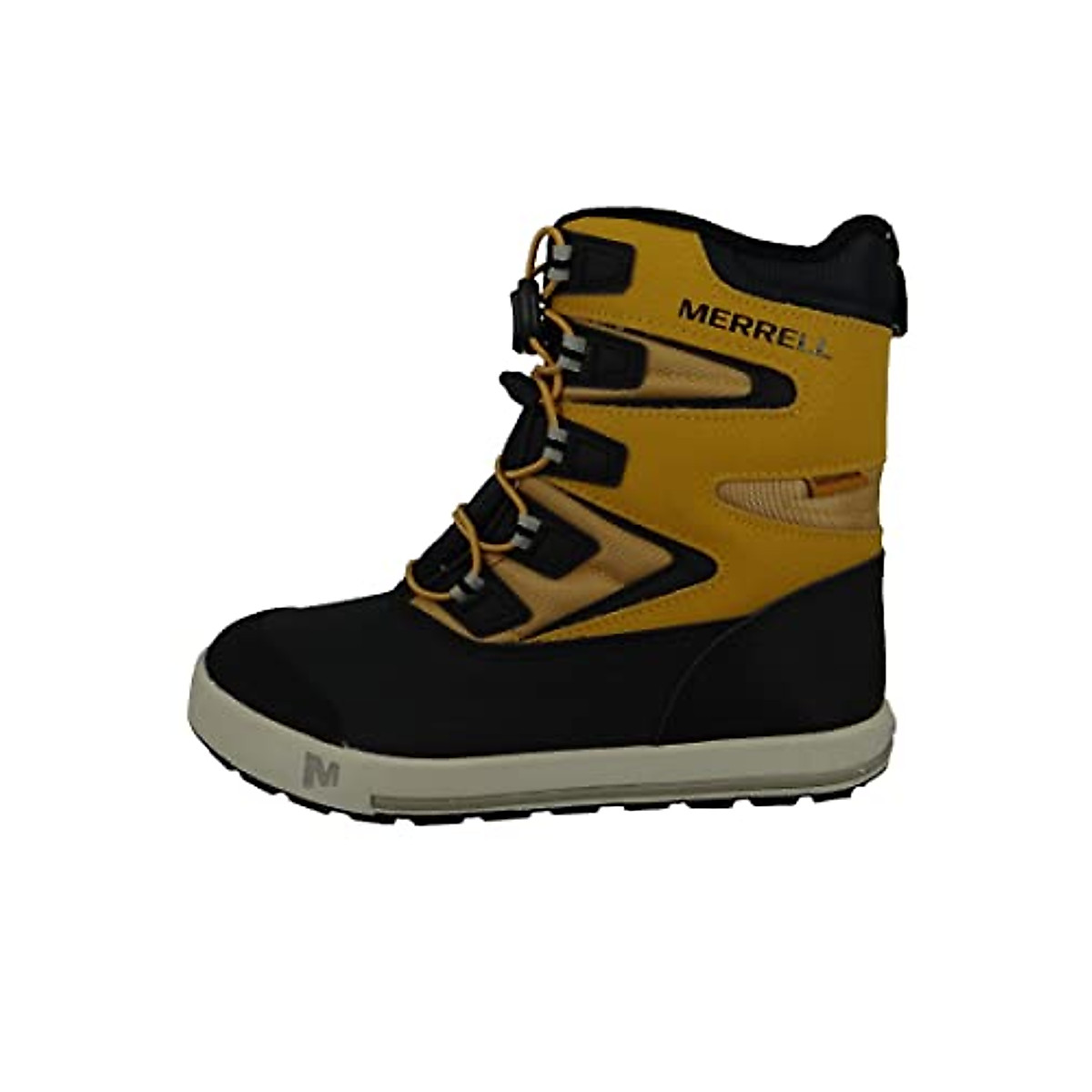 Merrell Snow Bank 3.0 Waterproof Boot, Wheat, 1 US Unisex Big Kid