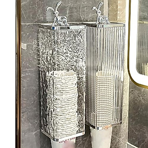 Argzm Easy to Install Paper Cup Holder Space Saving Cup Dispenser Sturdy Cups Container Shelves for Coffee Corner