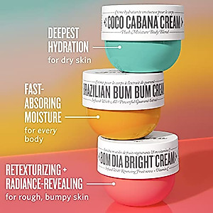 SOL DE JANEIRO Visibly Brightening and Smoothing Bom Dia AHA Body Cream 240mL/8.1oz