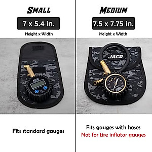 JACO Utility Tool Pouch (Medium Size) | Multi-Purpose Storage Pouch for Tire Gauges, Tools, & Accessories (Digital Camo)
