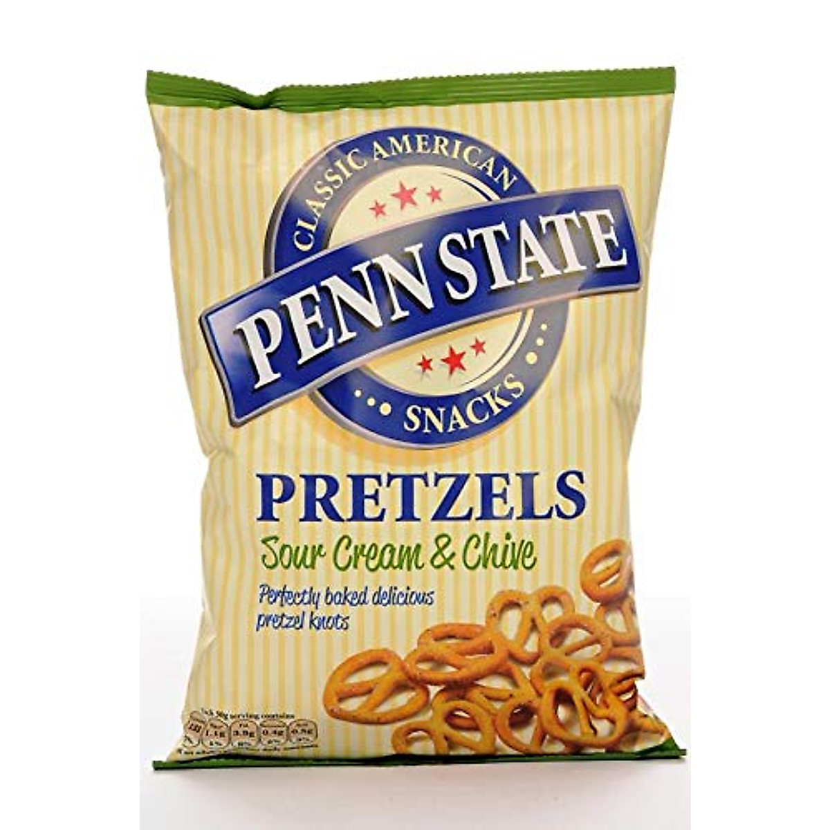 Penn State Pretzels - Sour Cream & Chive (175g) - Pack of 2