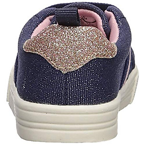 OshKosh B'Gosh Girls' Varsha Sneaker, Navy, 5 M US Toddler