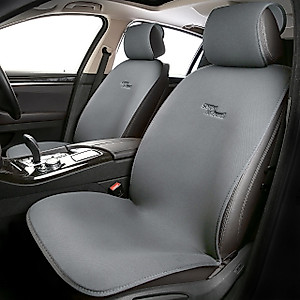 Sojoy Universal Car Seat Cushion for Four Season Car Seat Cover for Front of 2 Seats (Gray)