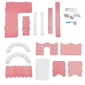 Hamster Platform with Climbing Ladder,Small Animal Wooden Natural Bridge Toy Guinea Pig Playground Cage Accessories for Hamster Guinea Pig Syrian Hamster Gerbil Dwarf Mouse Sugar Gliders 3 Pcs