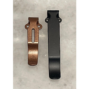 Copper Pocket Clip & Torx Screws For Streamlight Wedge 88810 88811 Flashlight