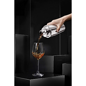 LUCKYGOOBO Cocktail Shaker,24 oz Martini Shaker ,Drink Shaker Built-in Strainer,18/8 Stainless Steel Margarita Mixer,Bartender Kit Gifts.