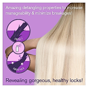 BOLD UNIQ Purple Leave In Conditioner for Dry & Damaged Blonde, Platinum & Gray/Silver Hair. Light Toning, Hydrating & Detangling. Peta-approved, Vegan & Cruelty-Free. Sulfate & Paraben Free.