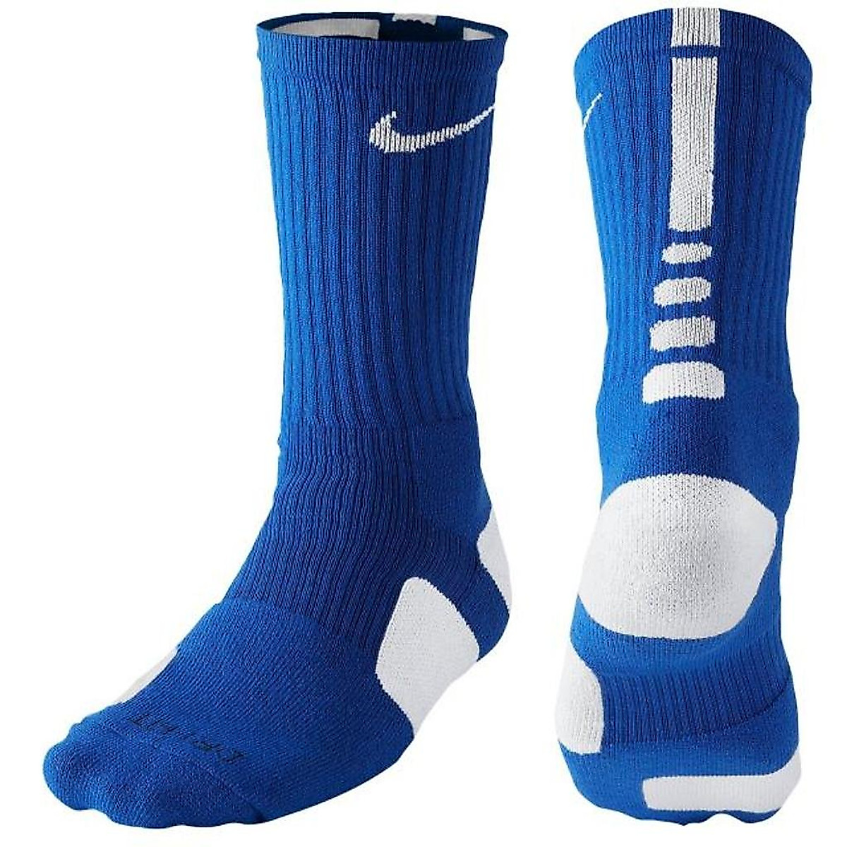 Nike Dri-FIT Elite Basketball Crew Socks Game Royal/White Size X-Large