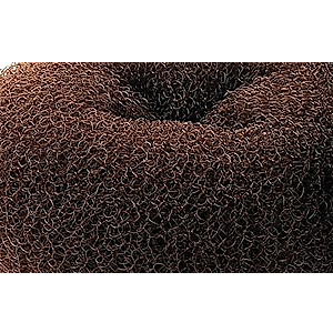 ClothoBeauty Extra Large Ring Style Bun Shaper for Thick and Long Hair, Women's Chignon Donut (4.3 in., Brown)