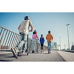 Segway Ninebot ES2 Electric Kick Scooter, Lightweight and Foldable, Upgraded Motor Power, Dark Grey Large