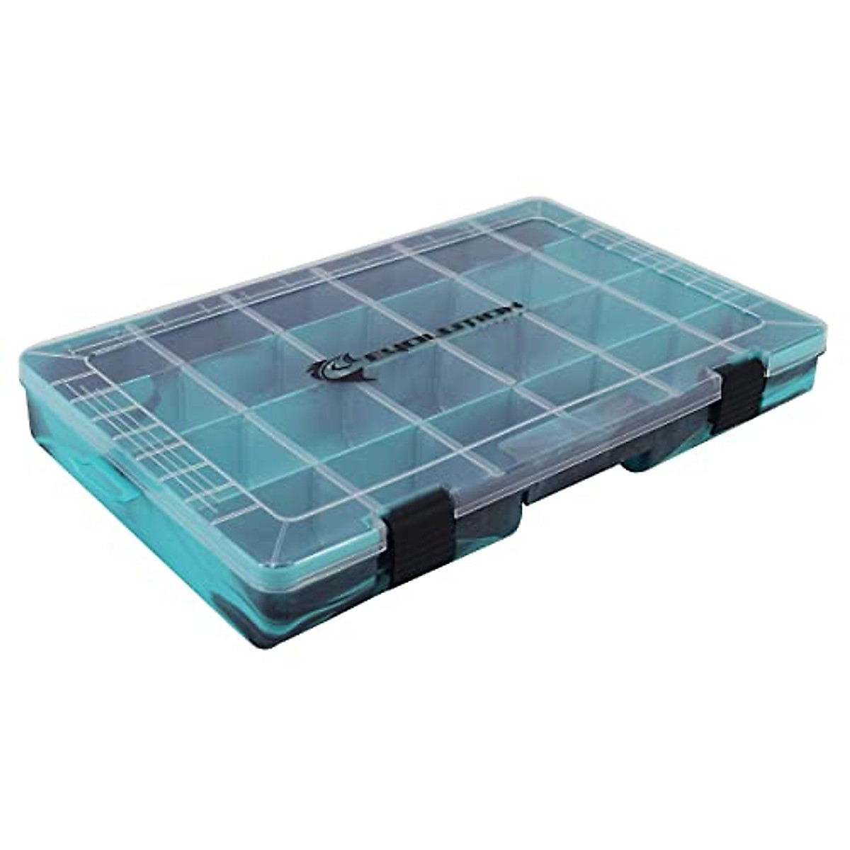 Evolution Outdoor 3700 Drift Series Fishing Tackle Tray Multi Pack of 4 – Seafoam Green, Colored Tackle Box Organizer with Removable Compartments, 2 Latch Closure, Utility Box Storage