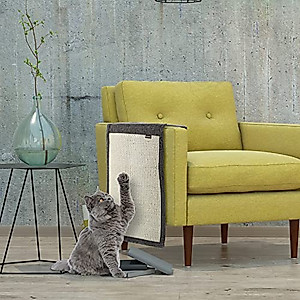 4 Packs Cat Scratch Mat Sofa Protector Natural Sisal Furniture Protector for Cats Scratching Pad for Couch Chair Sofa