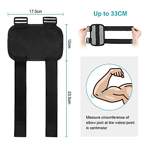 Golf Swing Training Aid Elbow, Golf Swing Trainer, Straight Arm Golf Training Aid with TIK-Tok Sound Notifications, Posture Correction Brace of Golf Swing for Beginners Training