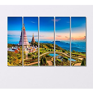 Doi Inthanon National Park Thailand Canvas Print 3 Panels / 36x24 inches