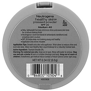 Neutrogena Healthy Skin Pressed Powder, Medium 40