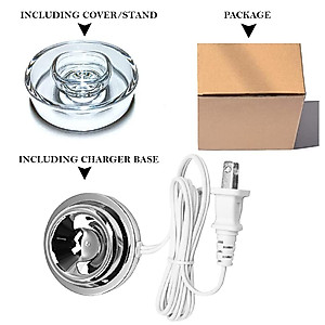 Toothbrush Charger for Philips Sonicare CBA1001 Charger Compatible HX9350 HX9500 HX9911 HX9924 HX992B HX992W HX993W HX9944 HX9957/51HX9964 HX9974 HX9984 HX9985 110-240V (White)