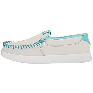 DC womens Dc Women's Villian 2 Skate Shoe, Grey/Green, 7.5 US