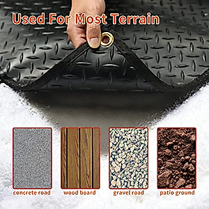 AUTOMATTERS Snow Melting Mats, Anti-Slipping Heated Outdoor Mat, Elderly Friendly Heating Sidewalk Mat, for Front Step, Concrete Walkway and North-Facing Sidewalk, 20inch*60inch