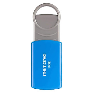 Memorex 16GB Flash Drive USB 2.0 - Blue (32020001621)