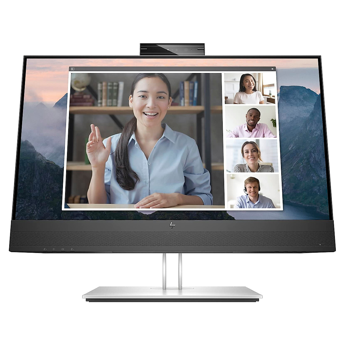 HP E24mv G4 FHD (1920 x 1080) Monitor, Display and HDMI USB-A 3.1 Gen 1 Ports, Anti-Glare, Up to 16.7 Million Colors, Horizontal Viewing Angle 178° (Renewed)