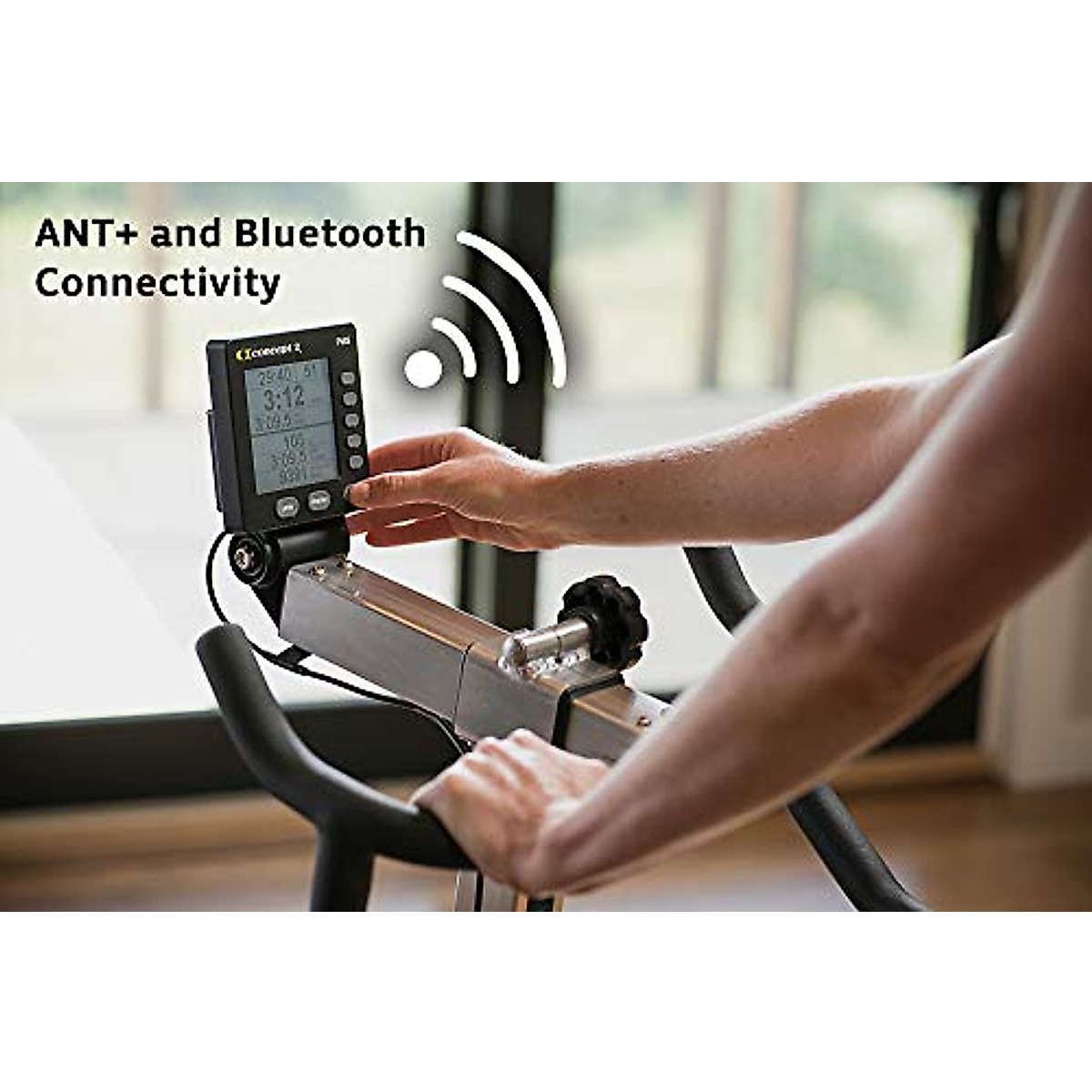 Concept2 BikeErg 2900 Stationary Exercise Bike | PM5 Monitor, Adjustable Air Resistance for Exercise, Conditioning and Strength Training | Commercial and Home Use