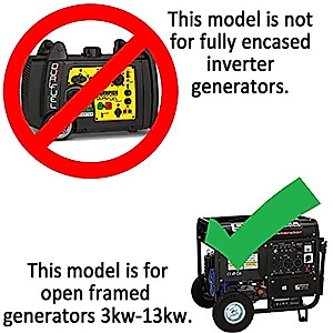 GenTent Generator Running Cover - Universal Kit (Standard, Grey) - for Open Frame Generators