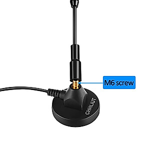 CHHLIUT High Gain TS9 Antenna 4G LTE 2.4GHZ Antenna 20DBi Omni Directional Antenna with Magnetic Stand Base 9.8ft Extension Cable