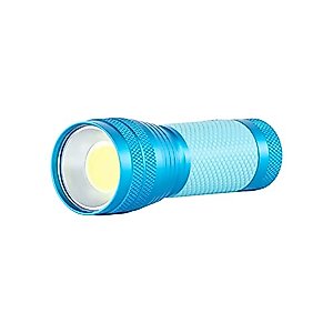 Dorcy 100-Lumen Weather Resistant Glow-In-The-Dark LED Flashlight with Lanyard and Aluminum Construction, Assorted Colors (41-4254)