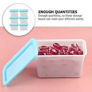 Zerodeko Laundry Pod Container with Lid 6pcs Laundry Pod Box Laundry Canister Clothes Washing Storage Canister Plastic Wrapping Boxes Laundry Container Laundry Beads Case Laundry Holder