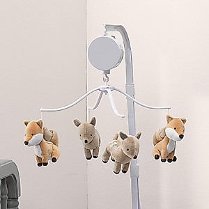 Bedtime Originals Deer Park Musical Baby Crib Mobile, Multicolor