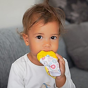 A Little Boo Baby Teething Mitten - Teether Glove - Infants Newborn Teething Toy [2 Pack]